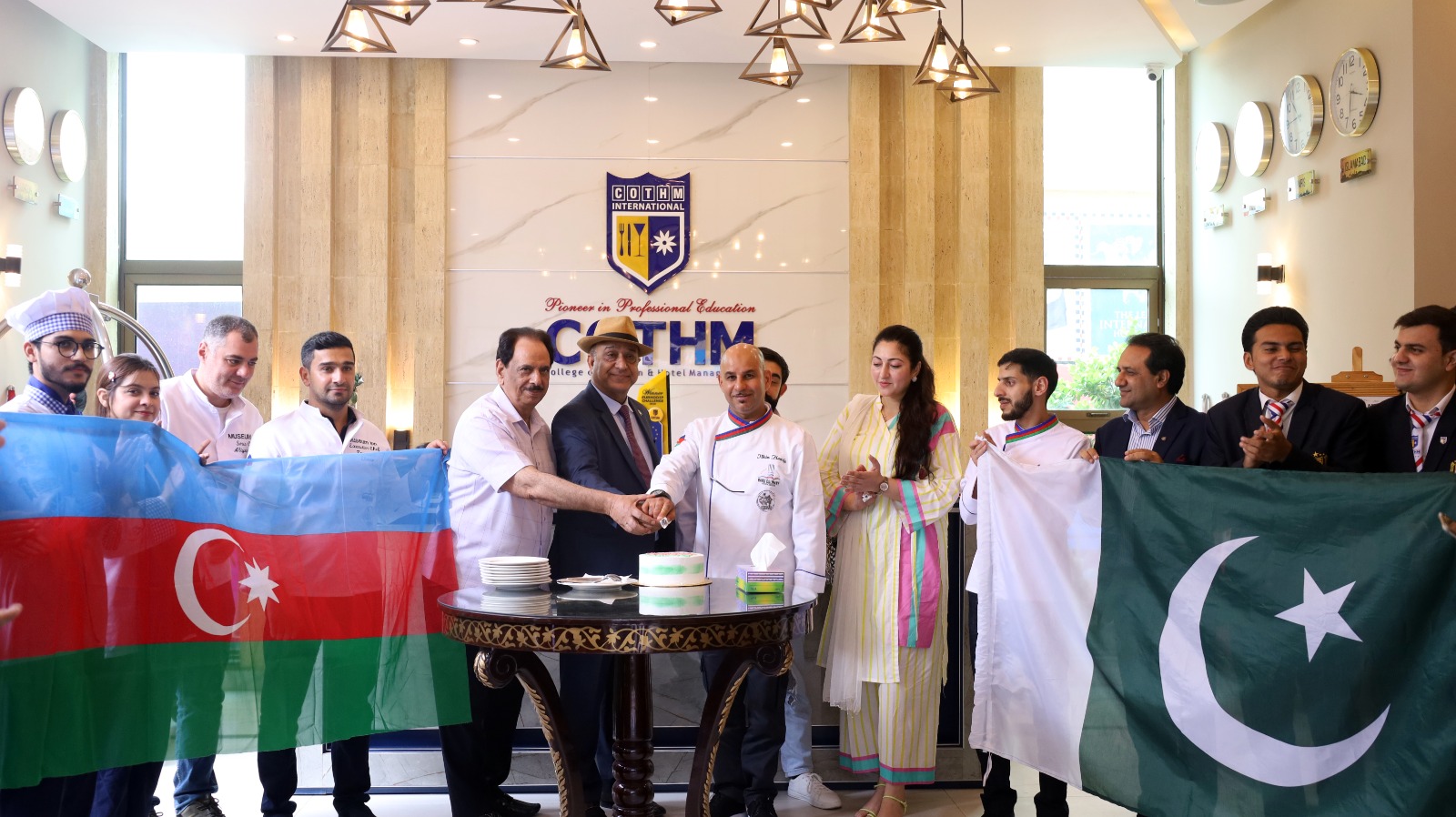 Azerbaijan Chefs Guild delegation visits COTHM, celebrating culinary ...