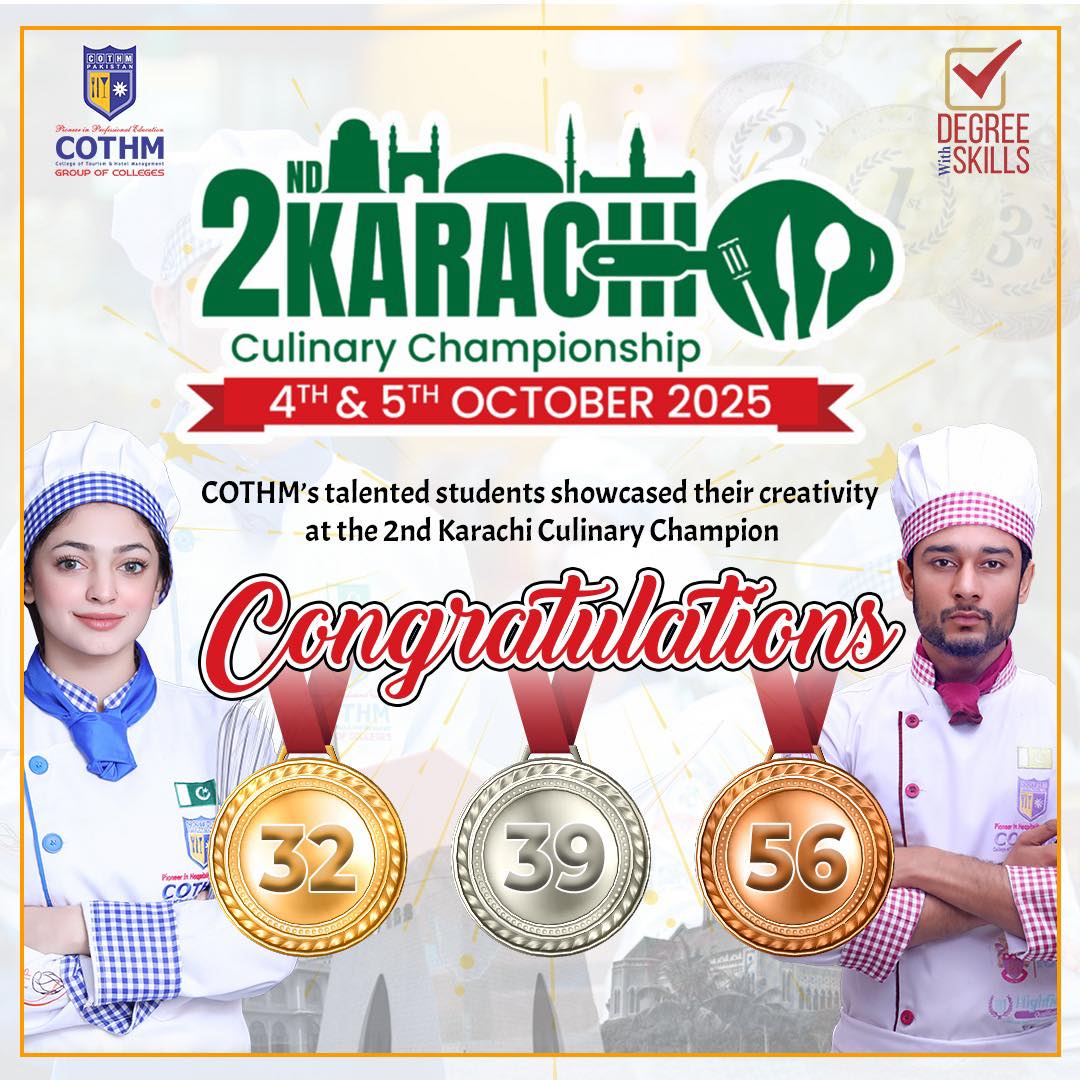 COTHM Karachi Excels at the 2nd Karachi Culinary Championship - HP